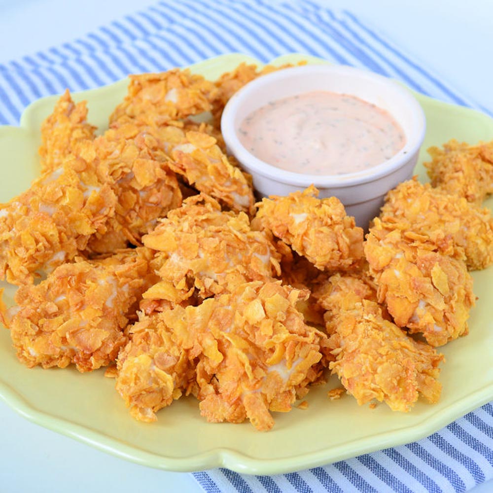 Crispy Chicken Bites (Oven Baked) - In Laura's Bakery