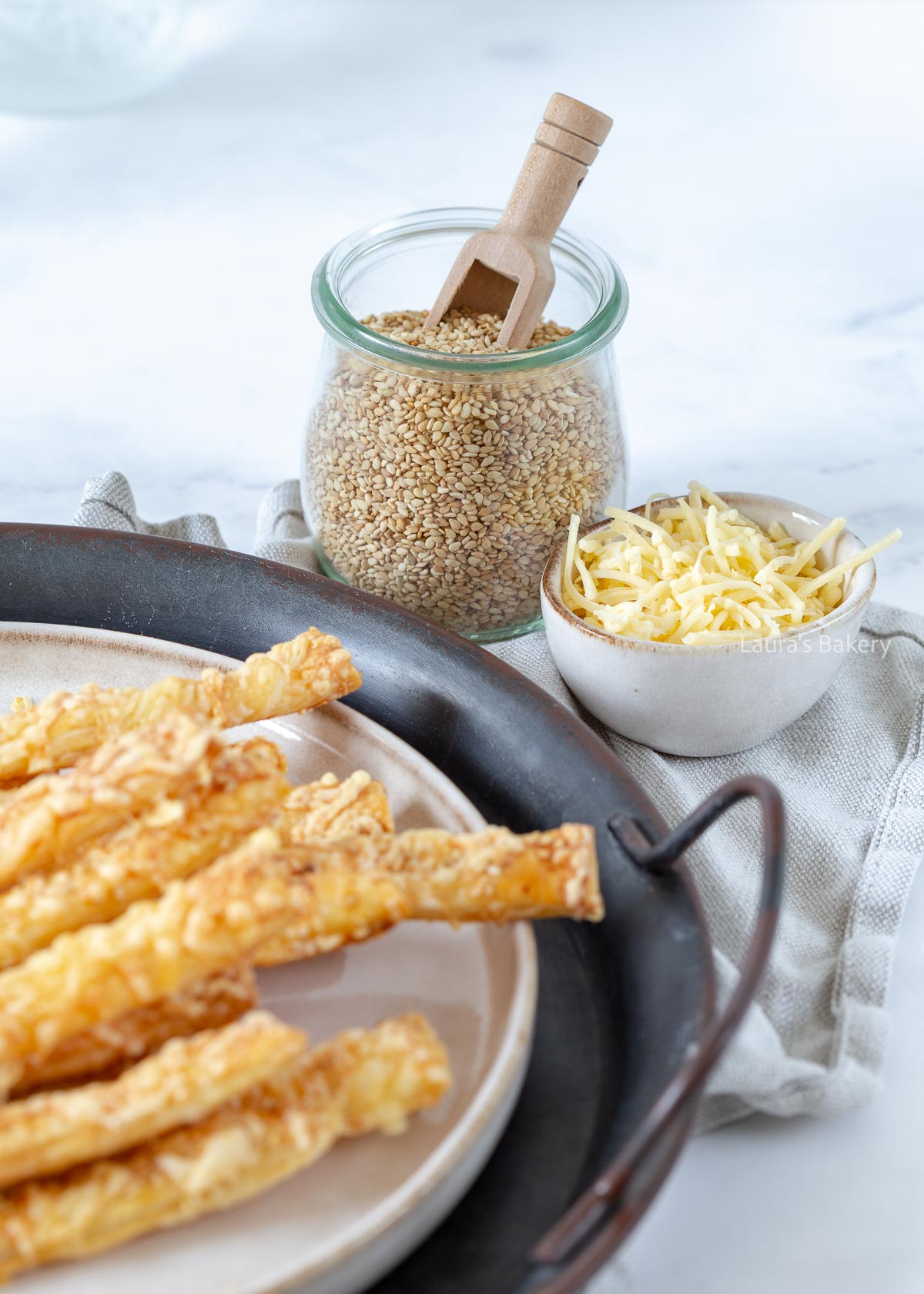 Easy Puff Pastry Cheese Straws - In Laura's Bakery