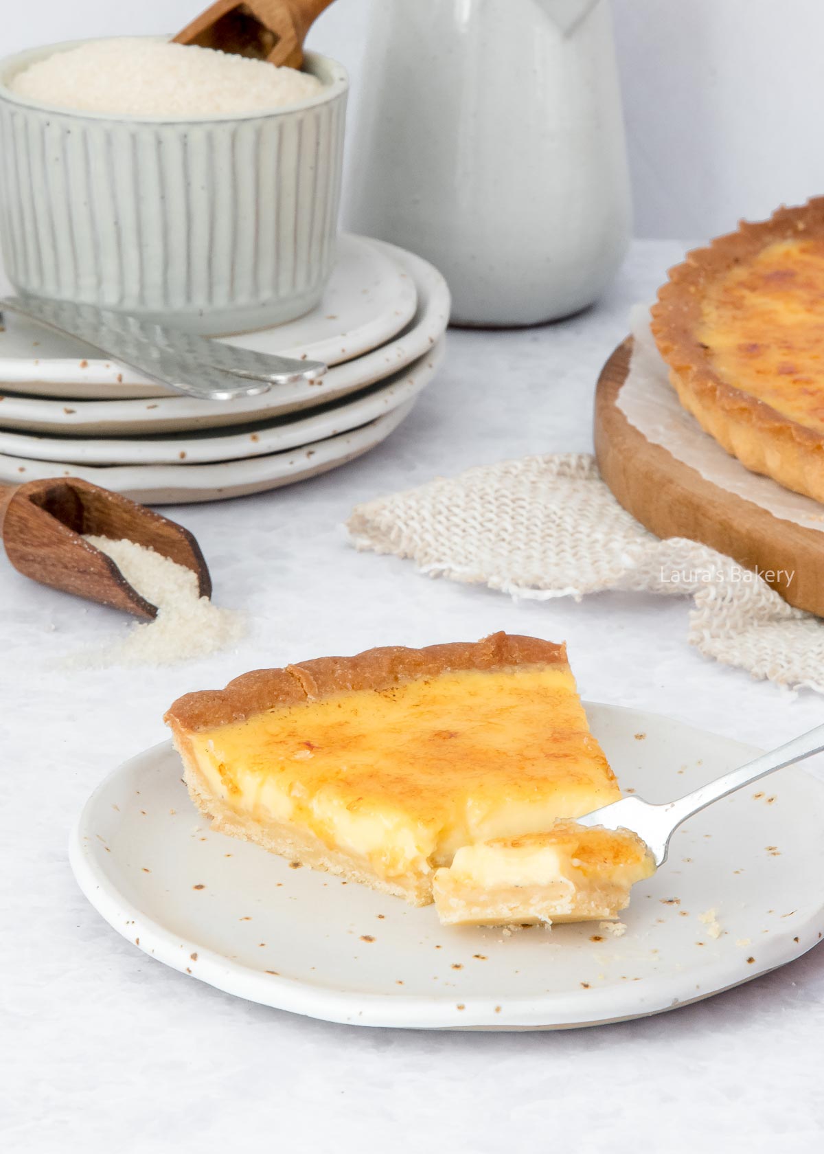 Crème Brûlée Pie - In Laura's Bakery