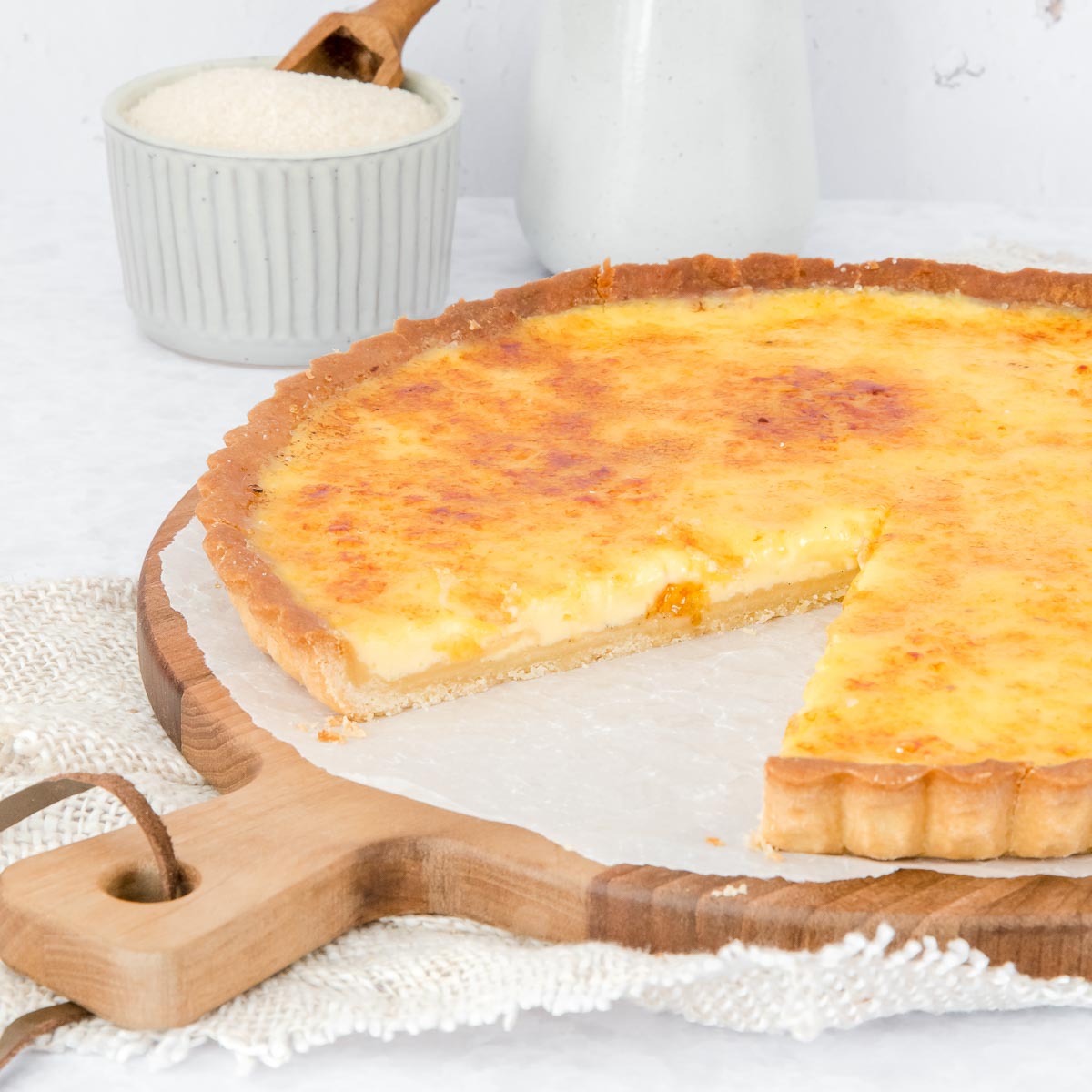 Crème Brûlée Pie - In Laura's Bakery