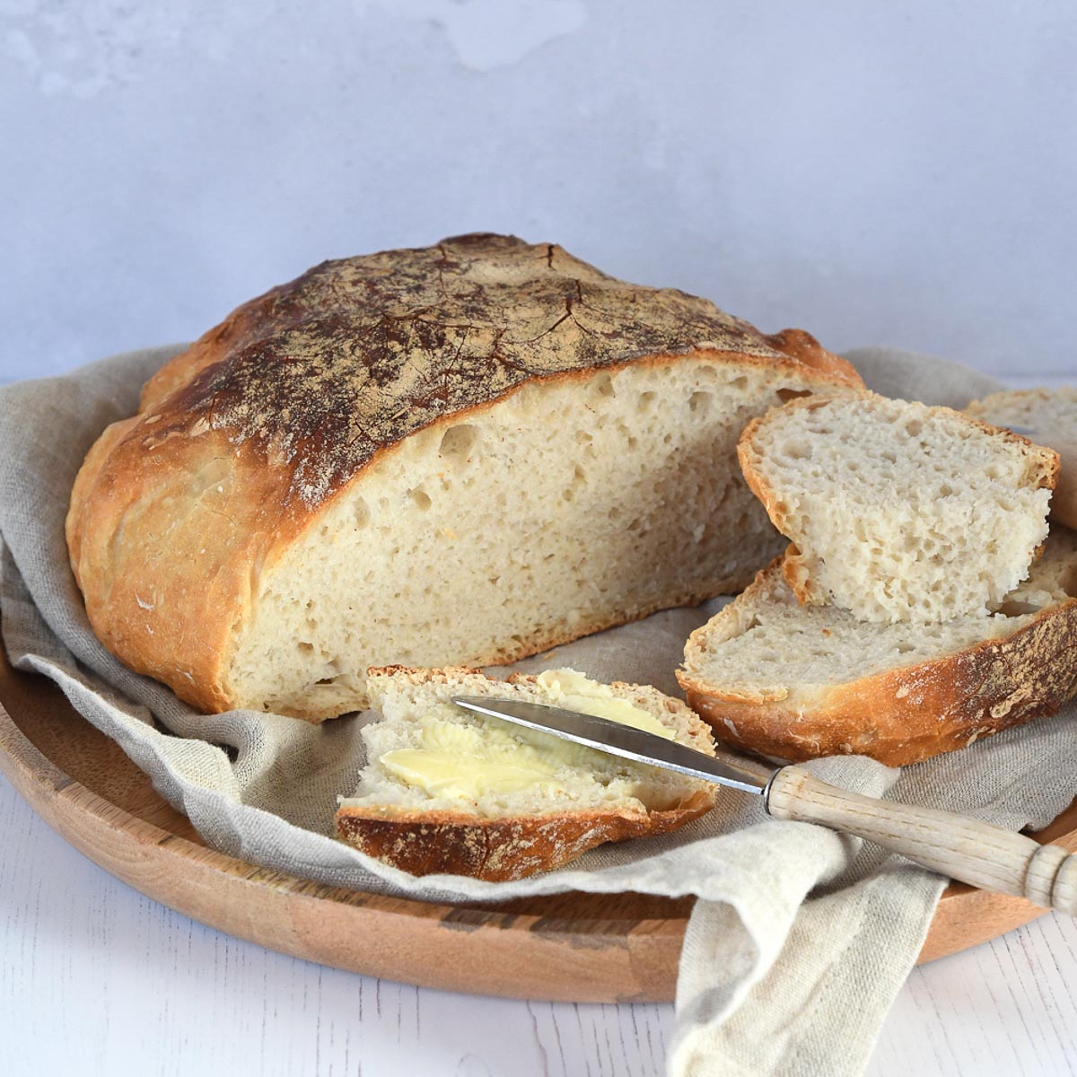 No Knead Bread - In Laura's Bakery